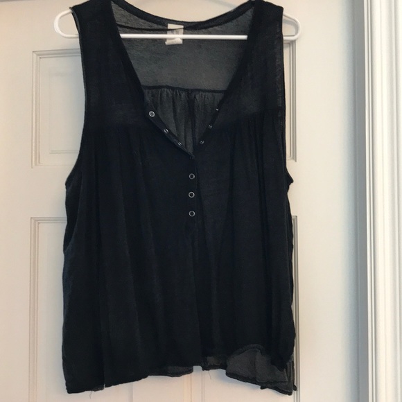 Free People | Tops | Free People Black Tank Size S | Poshmark